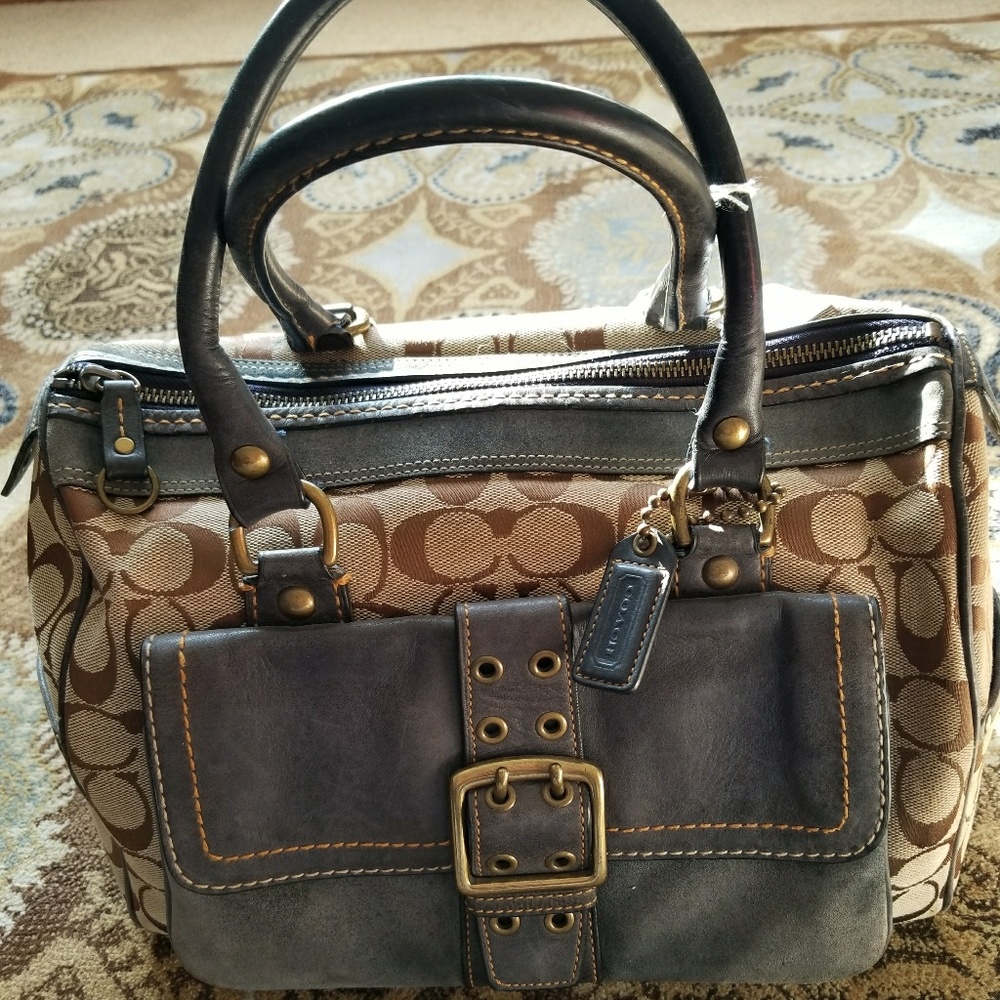 Limited Edition Coach Signature Satchel - Gem